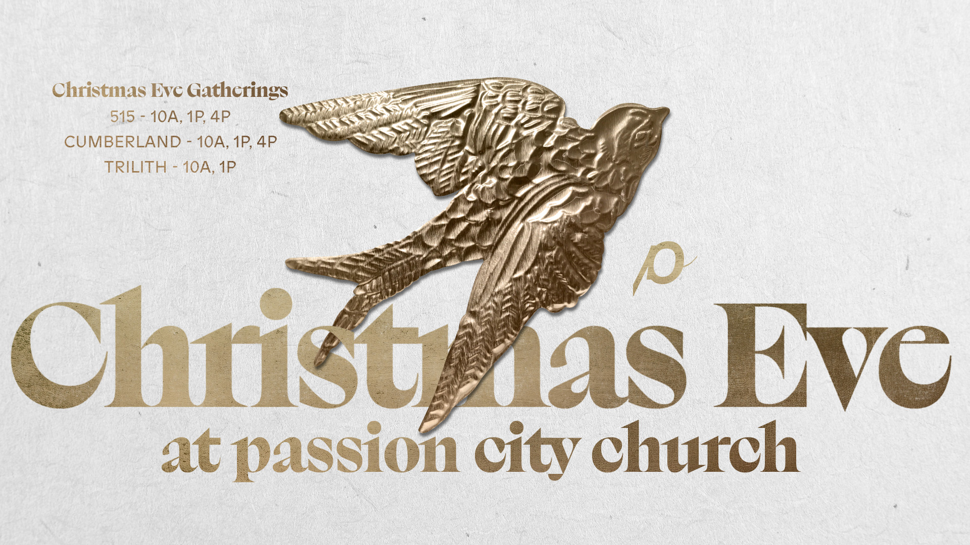 Passion City Church - For God. For people. For the city. For the world.